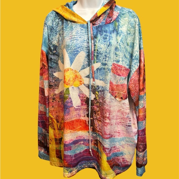 Lily | Tops | Lily Hooded Polyester Spandex Pullover Top | Poshmark